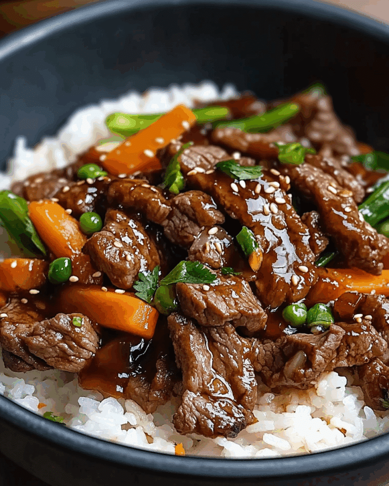 High Protein Beijing Beef Rice Bowls - Isabella Kitchen