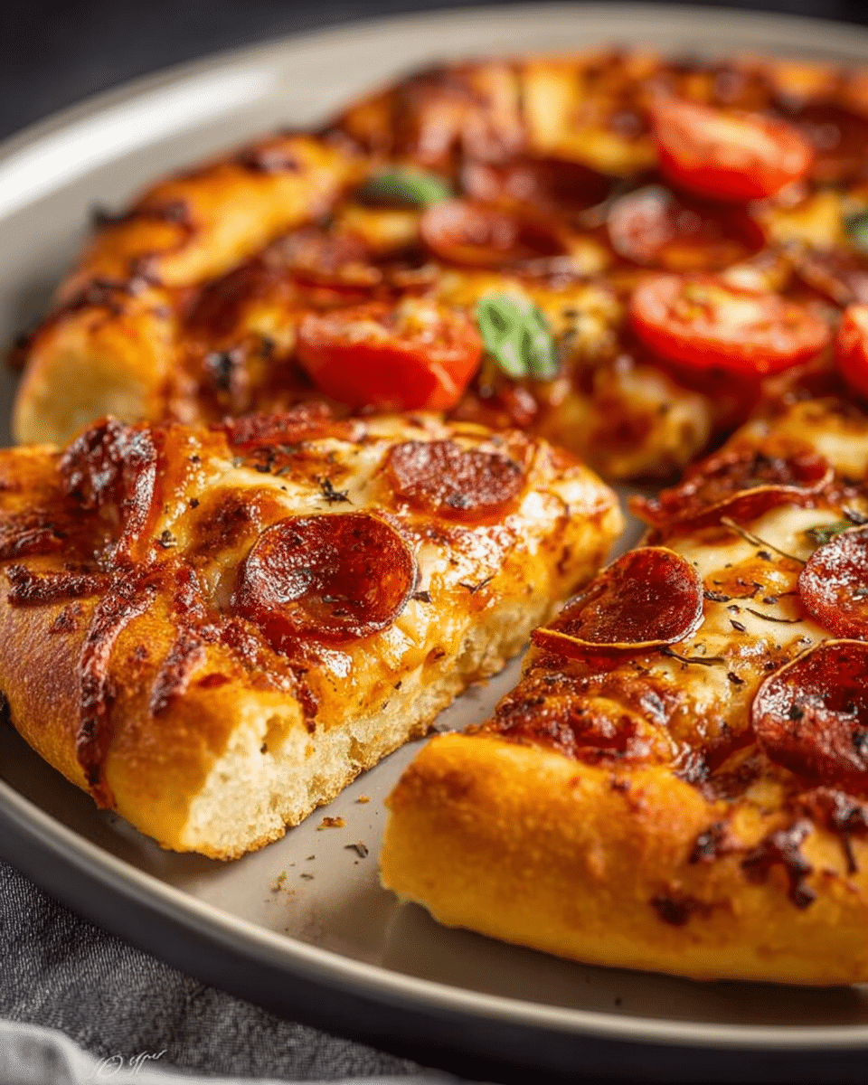 Stuffed Crust Pizza Recipe Isabella Kitchen