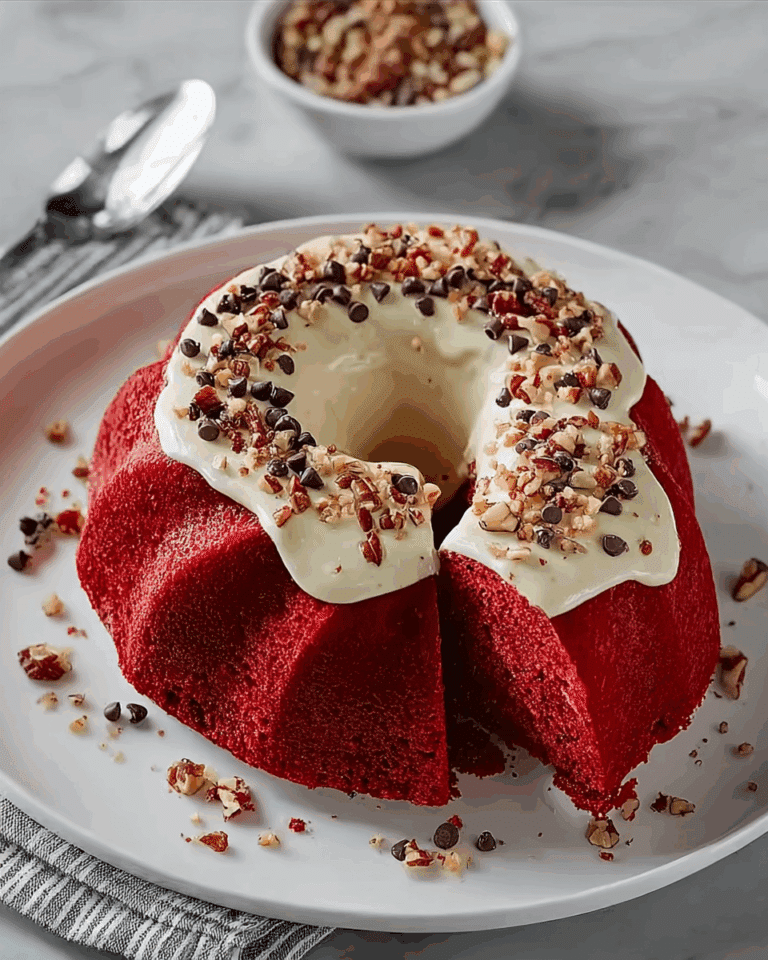 Red Velvet Pound Cake with Toasted Pecans & Chocolate Chips - Isabella ...