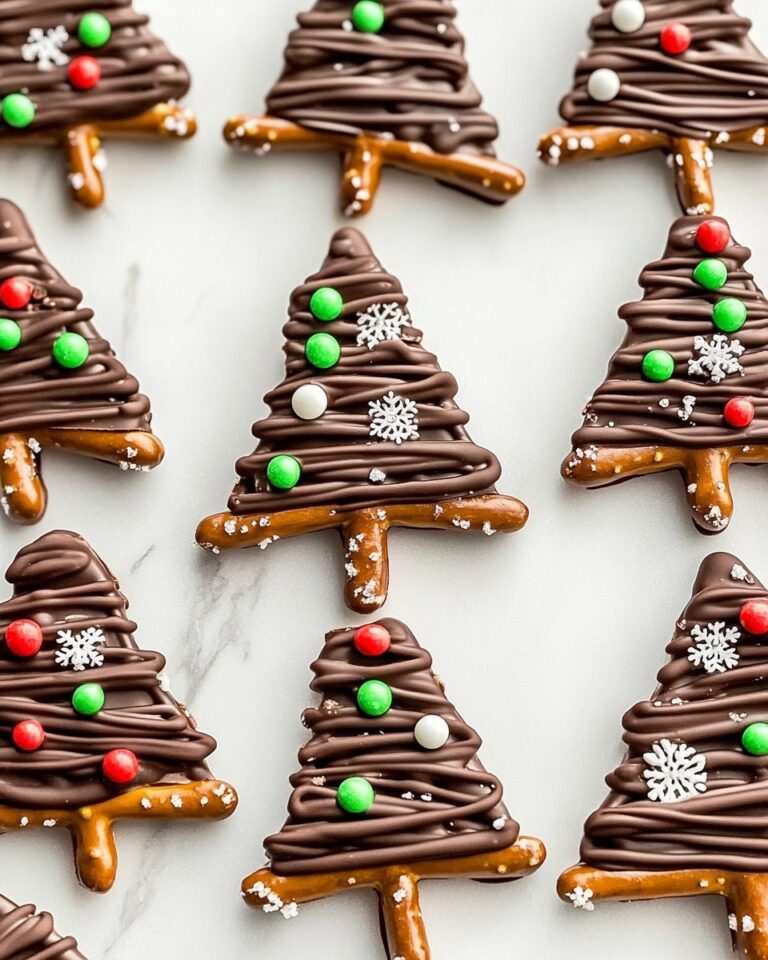 Dark Chocolate Christmas Trees Recipe - Isabella Kitchen