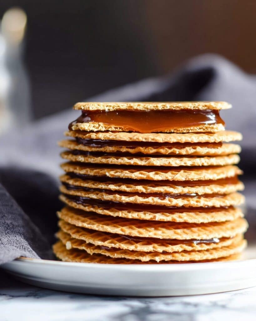 Stroopwafels (Dutch Caramel Waffle Cookies) Recipe - Isabella Kitchen